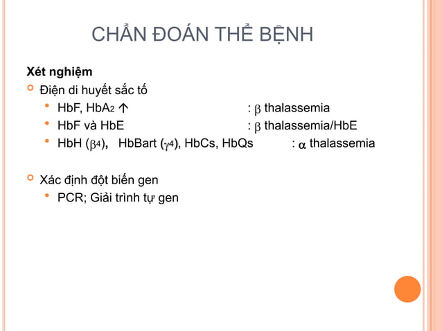 Sang loc thalassemia | PDF