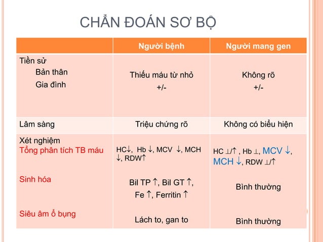 Sang loc thalassemia | PDF