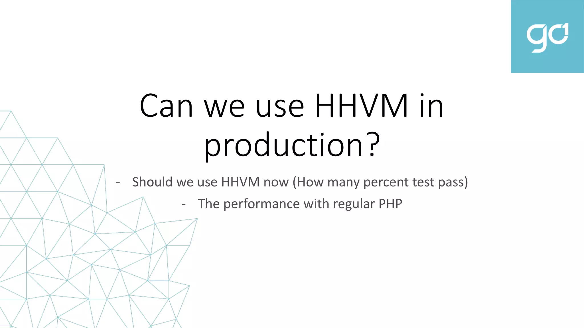 Drupal hhvm benchmark | PPT