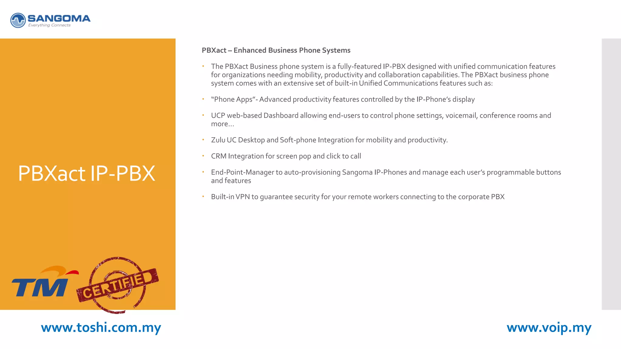 Sangoma Appliances and TM Multi-Line SIP | PDF