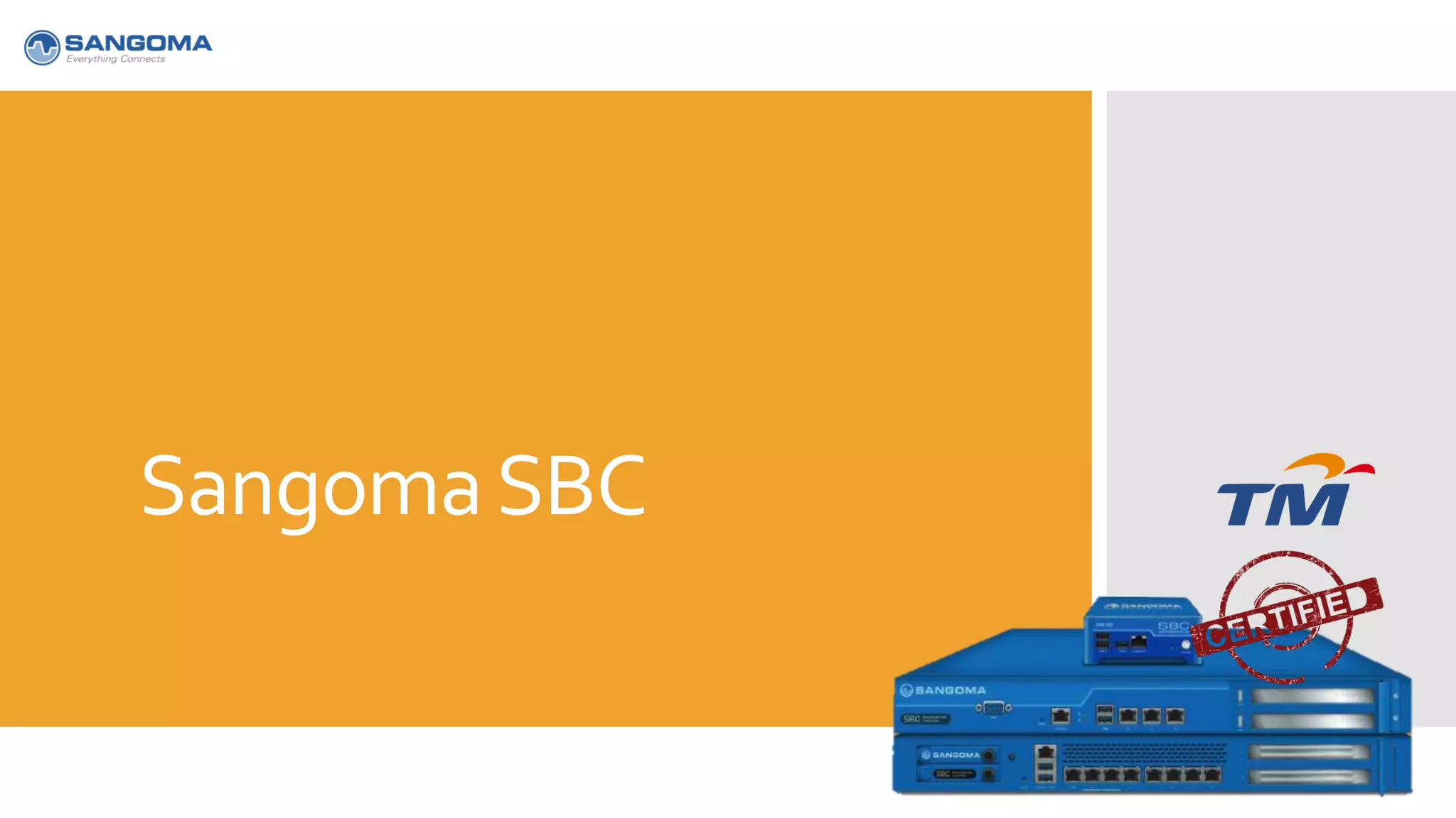 Sangoma Appliances and TM Multi-Line SIP | PDF