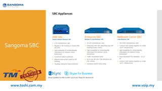 Sangoma Appliances and TM Multi-Line SIP | PDF
