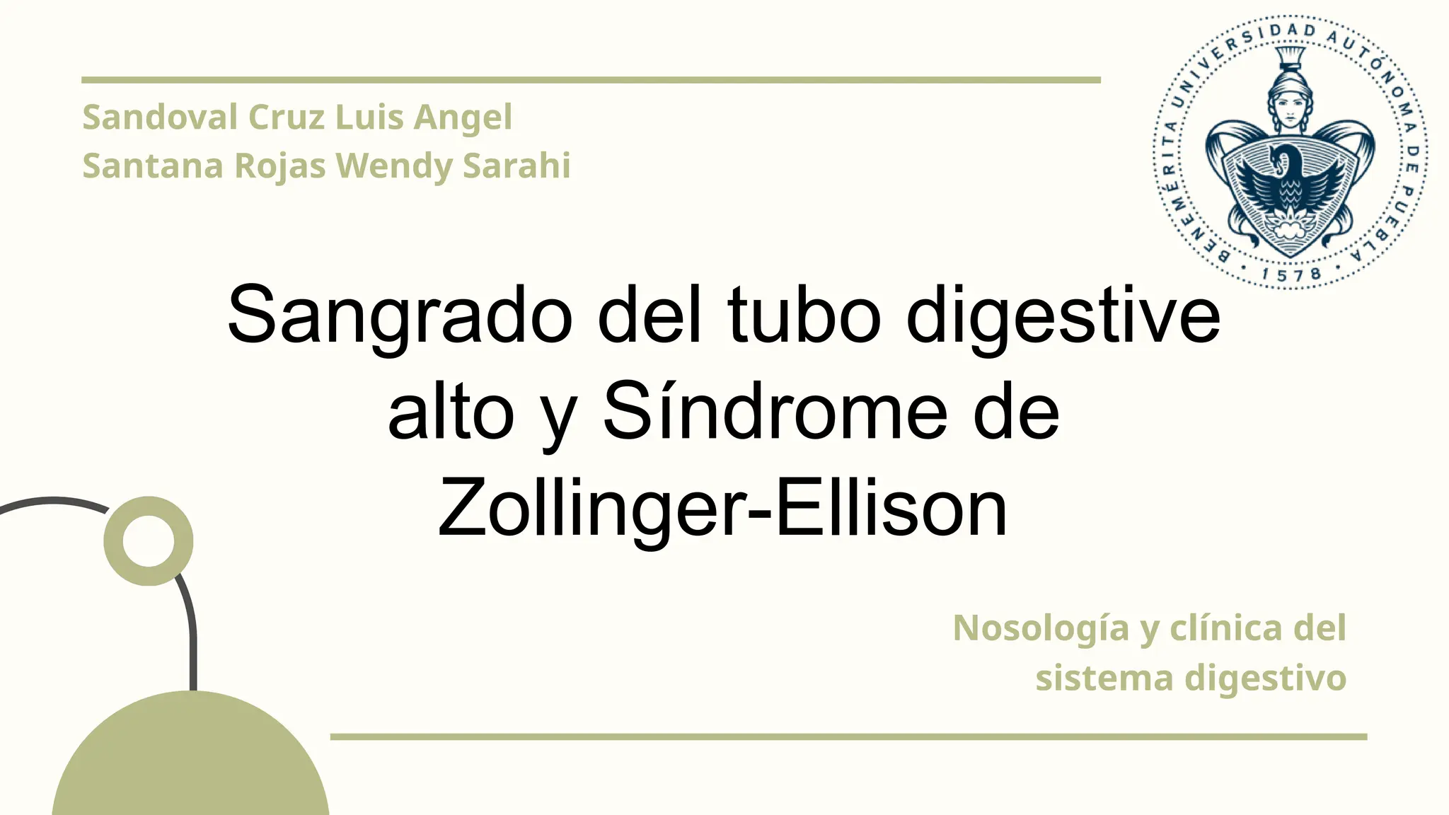 Sangrado de tubo digestivo alto y síndrome de Zollinger-Ellison.pptx