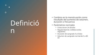 Sangrado Uterino Anormal ginecologia y obstetricia | PPT