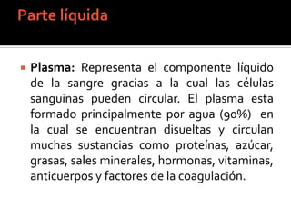fisiologia de la sangre | PPTX
