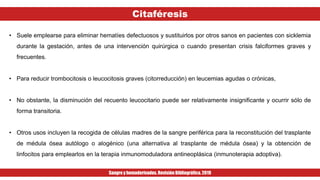 Sangre y derivados final | PPTX
