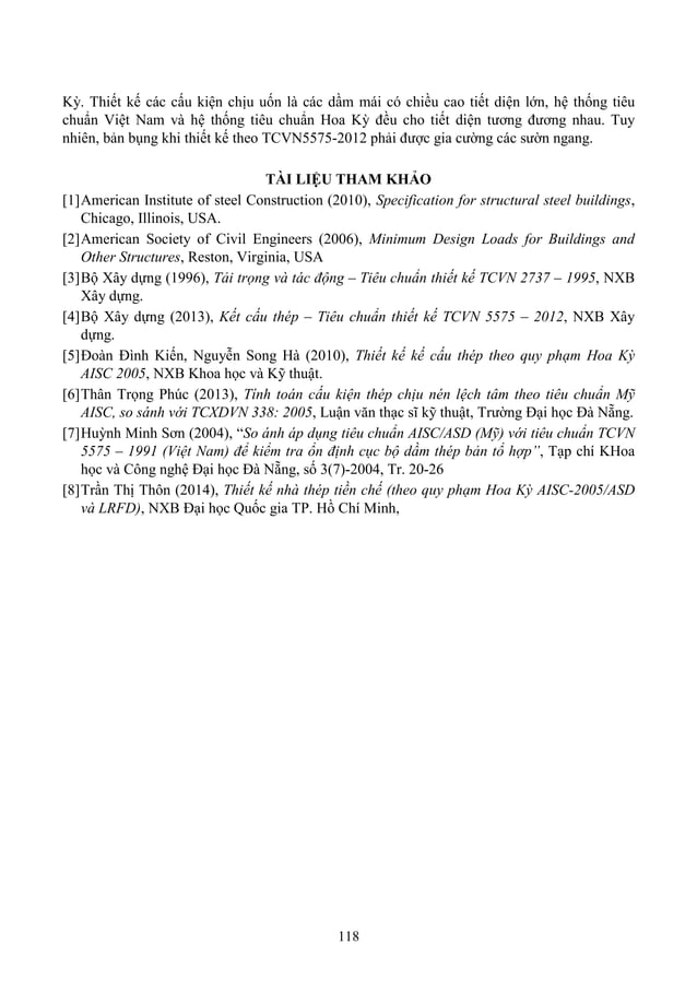 Sanh thiet-ke-dam-thep-hop-theo-tieu-chuan-hoa-ky-va-tieu-chuan-viet-nam | PDF