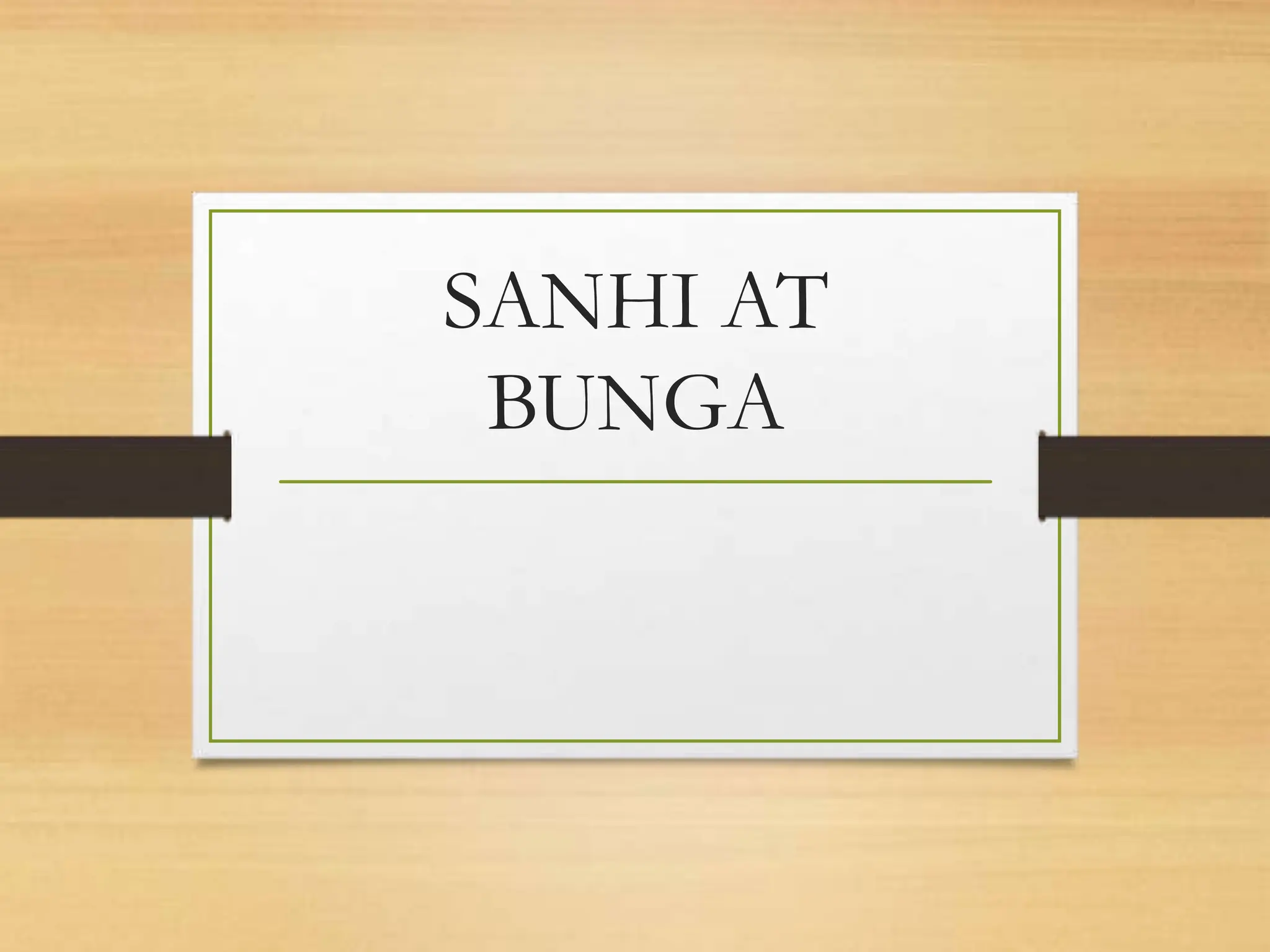 sanhi at bunga powerpoint presentation for filipino | PPTX