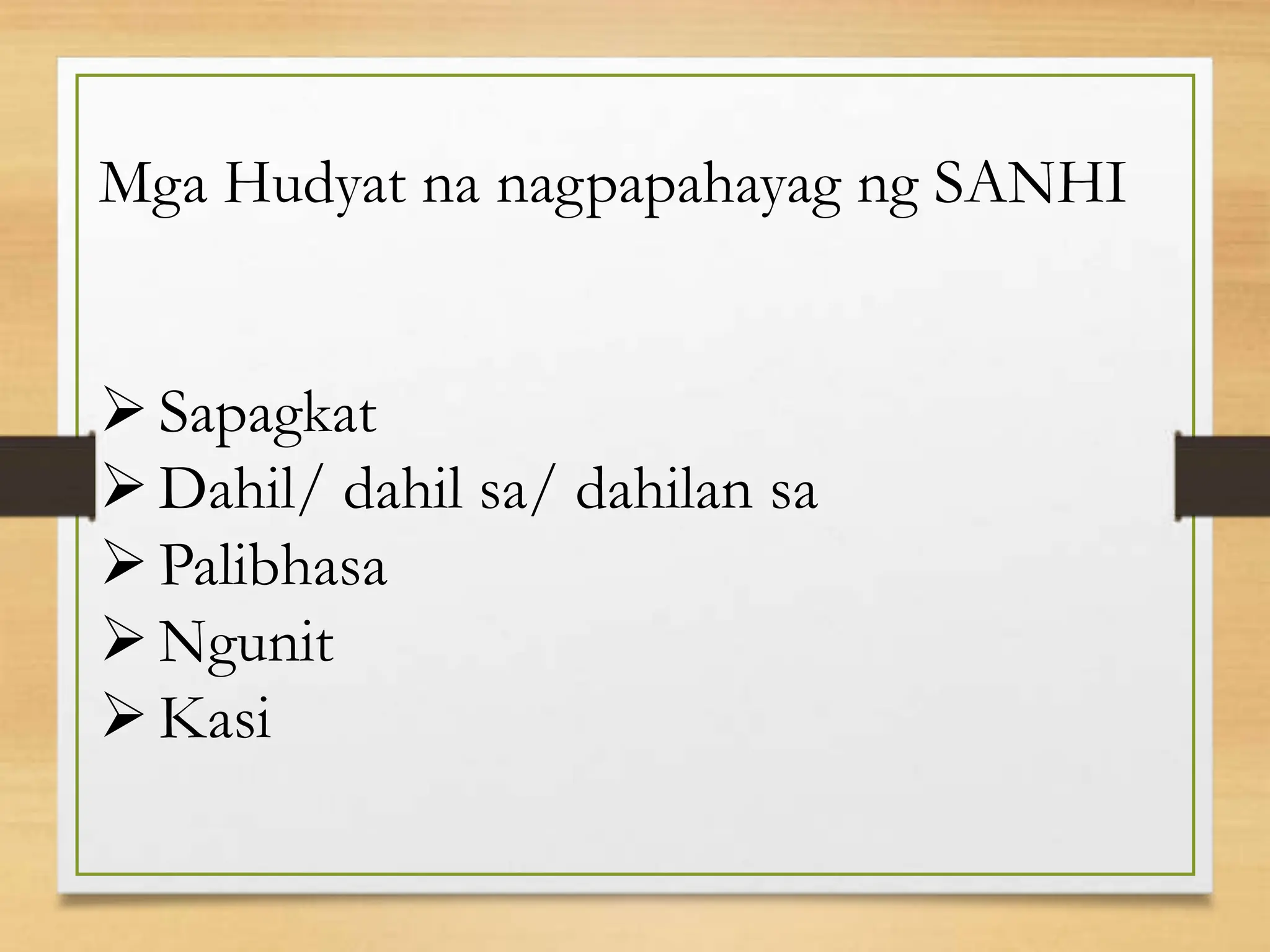sanhi at bunga powerpoint presentation for filipino | PPTX