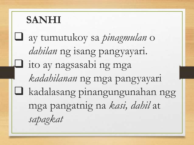 sanhi at bunga powerpoint presentation for filipino | PPTX
