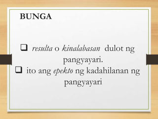 sanhi at bunga powerpoint presentation for filipino | PPTX