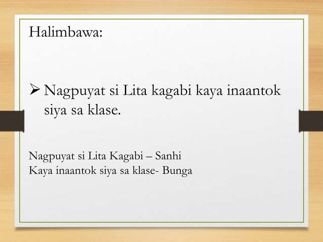 sanhi at bunga powerpoint presentation for filipino | PPTX