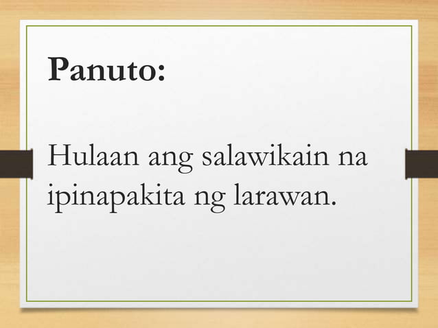 sanhi at bunga powerpoint presentation for filipino | PPTX