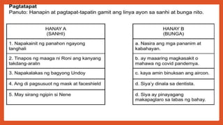 Sanhi at bunga sample activities Filipino4.pptx