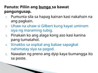 Sanhi at Bunga.pptx Filipino 9 Panitikang Asyano | PPTX