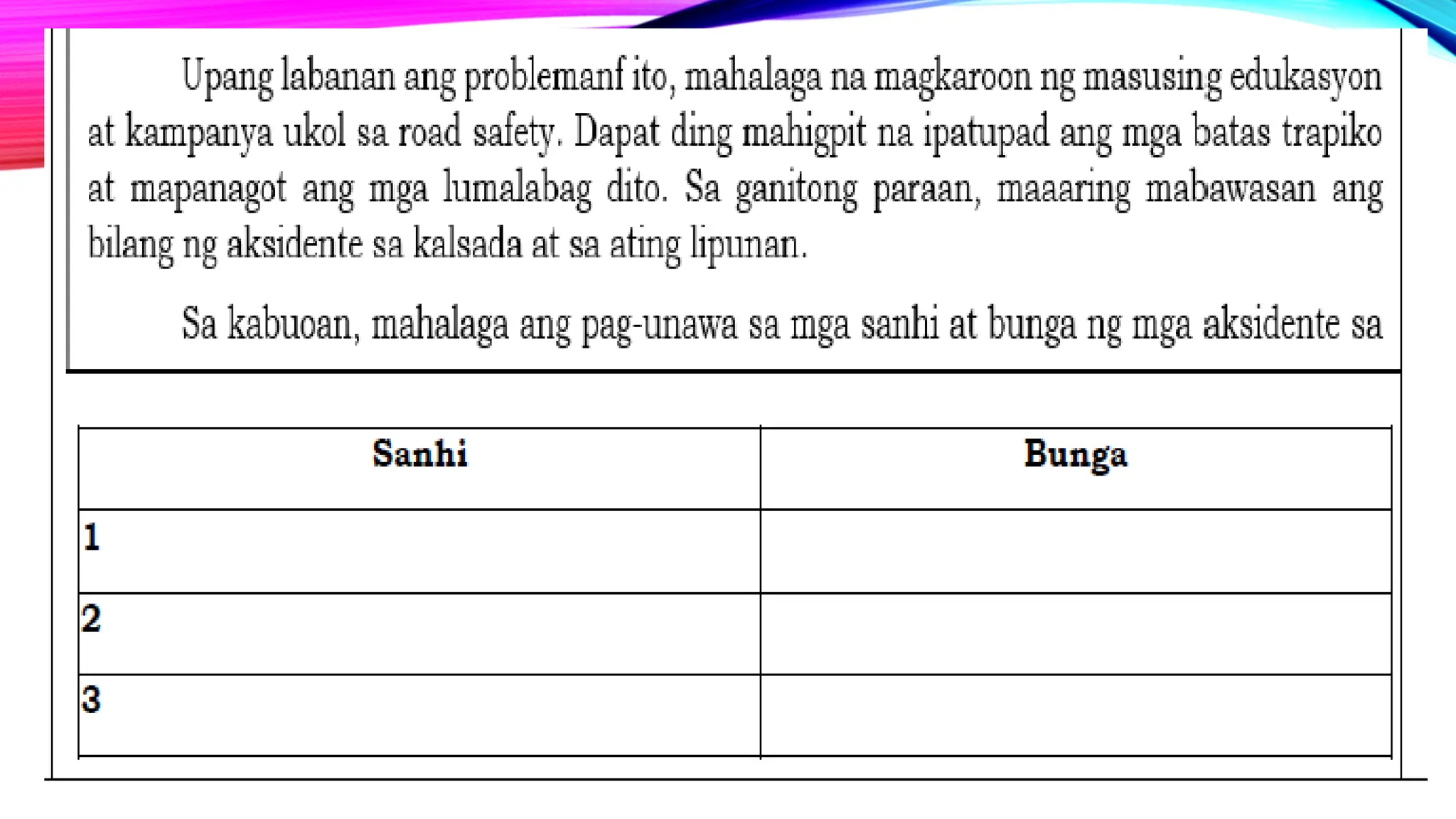 SANHI AT BUNGA (mga halimbawa nito at katuturan | PPTX