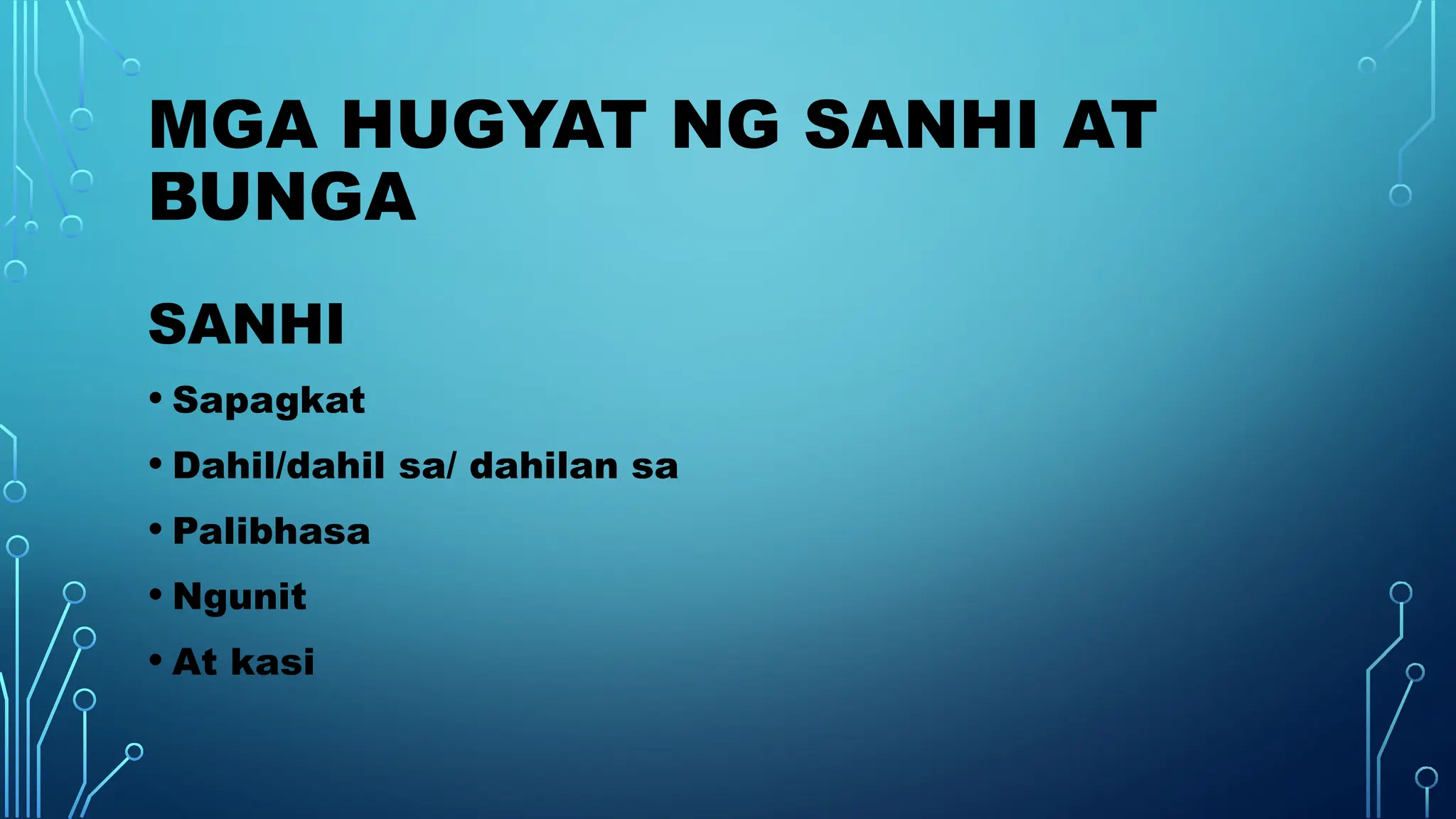Sanhi at bunga.pptxbvkahalagahan ng sanhi | PPTX