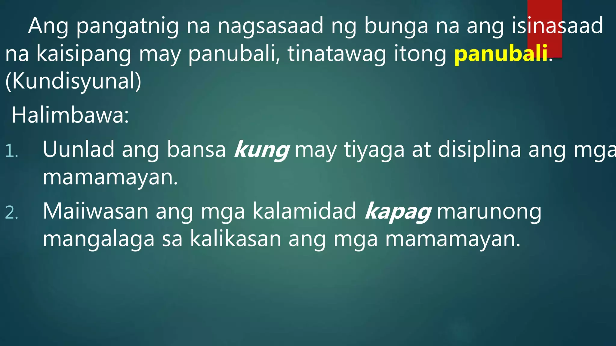 Sanhi at bunga part 2 | PPTX