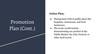 Sani-Cells Corp Development & Promotion Strategy | PPT
