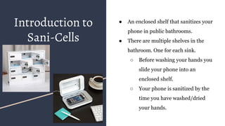 Sani-Cells Corp Development & Promotion Strategy | PPT
