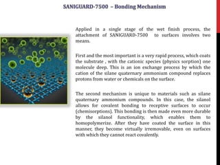 Sanigard 7500. Silane Quat Antimicrobial | PPTX