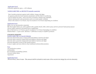 Saniguard 7500.Quaternary silane based Antimicrobial | PDF