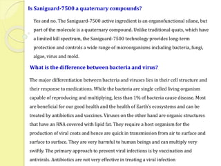 Saniguard 7500.Silane Quat Antimicrobial.FAQ