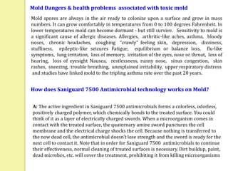Saniguard 7500.Silane Quat Antimicrobial . FAQ | PPTX