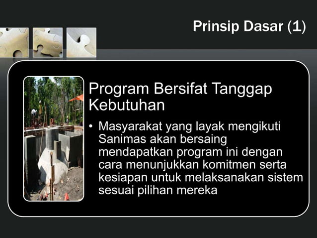 Tujuan, Pendekatan, dan Prinsip SANIMAS (Sanitasi Berbasis Masyarakat ...