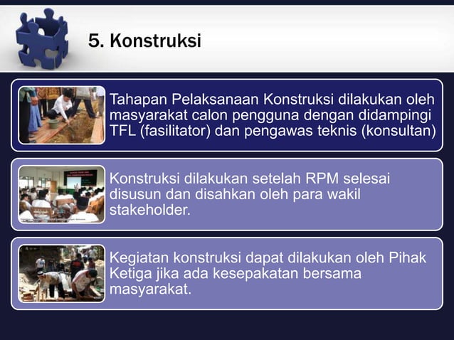 Tahapan Pelaksanaan SANIMAS (Sanitasi Berbasis Masyarakat) | PPTX