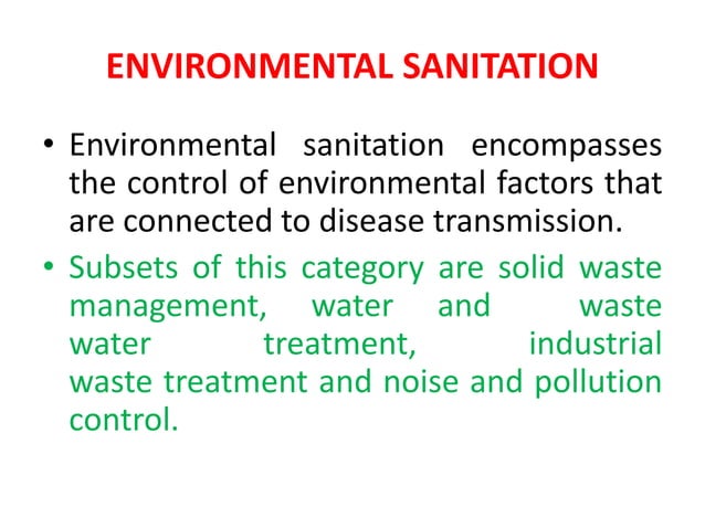 Sanitation barriers | PPTX | Digestive Disorders | Diseases and Conditions
