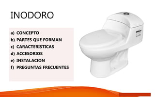 DESCRIPCION Y CARACTERISTICAS DE INODOROS.pptx