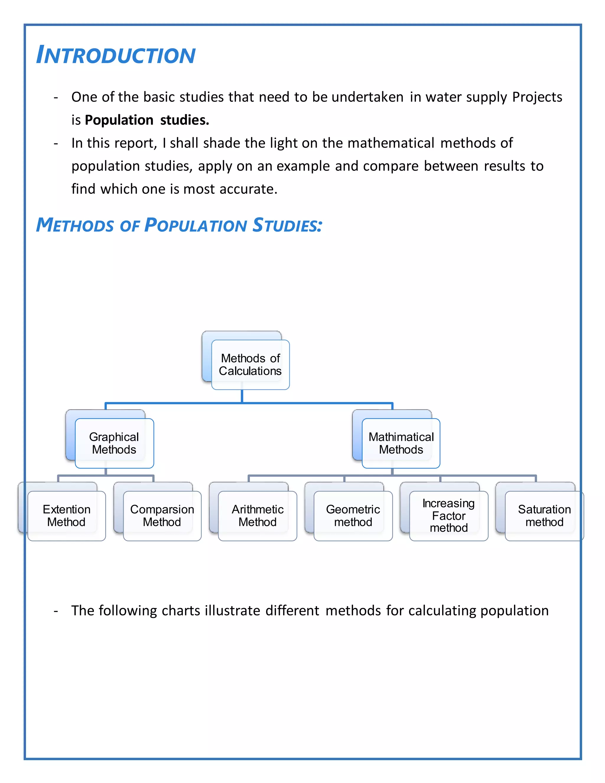 Methods of population studies | DOCX