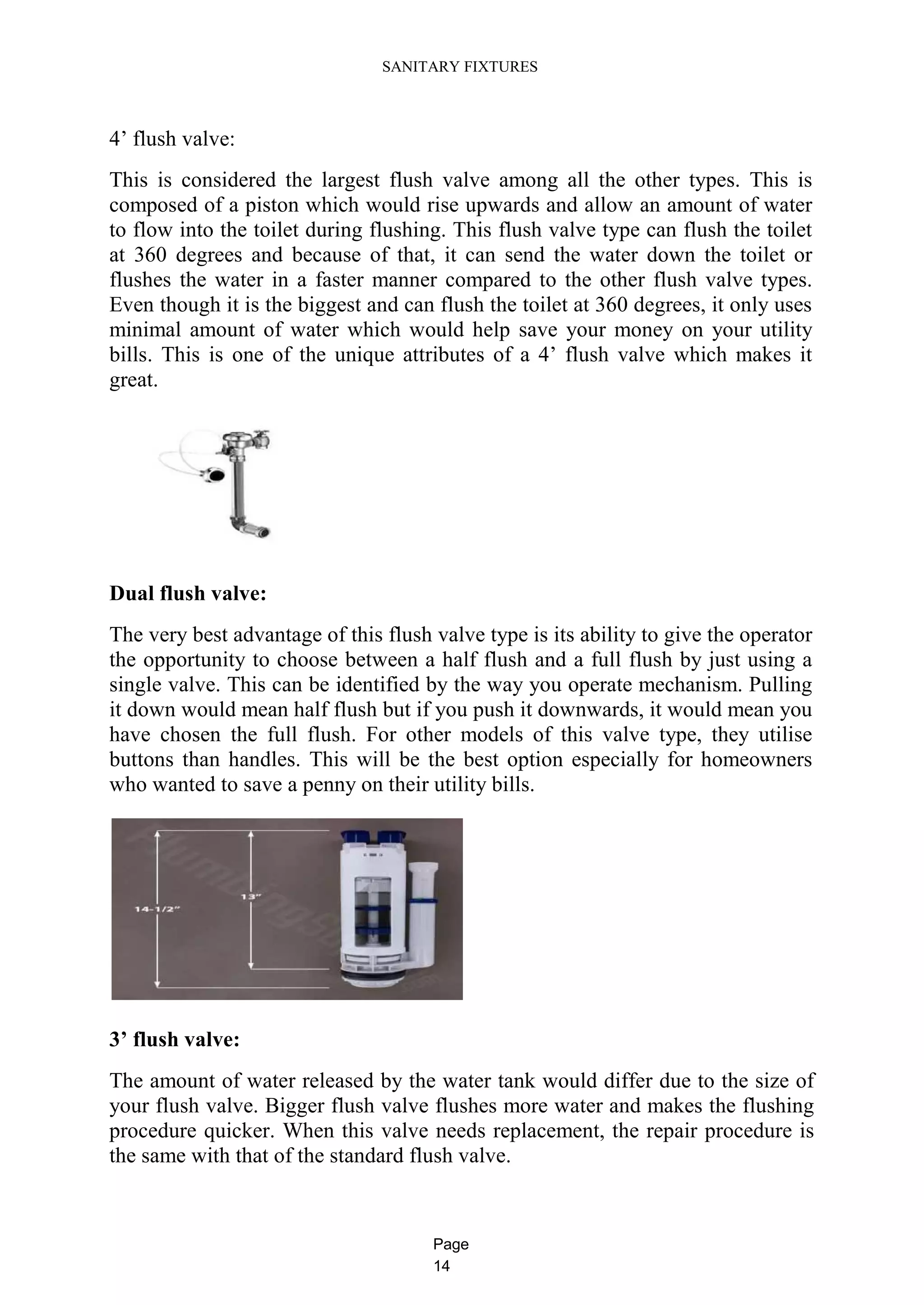 SANITARY FIXTURES | PPT
