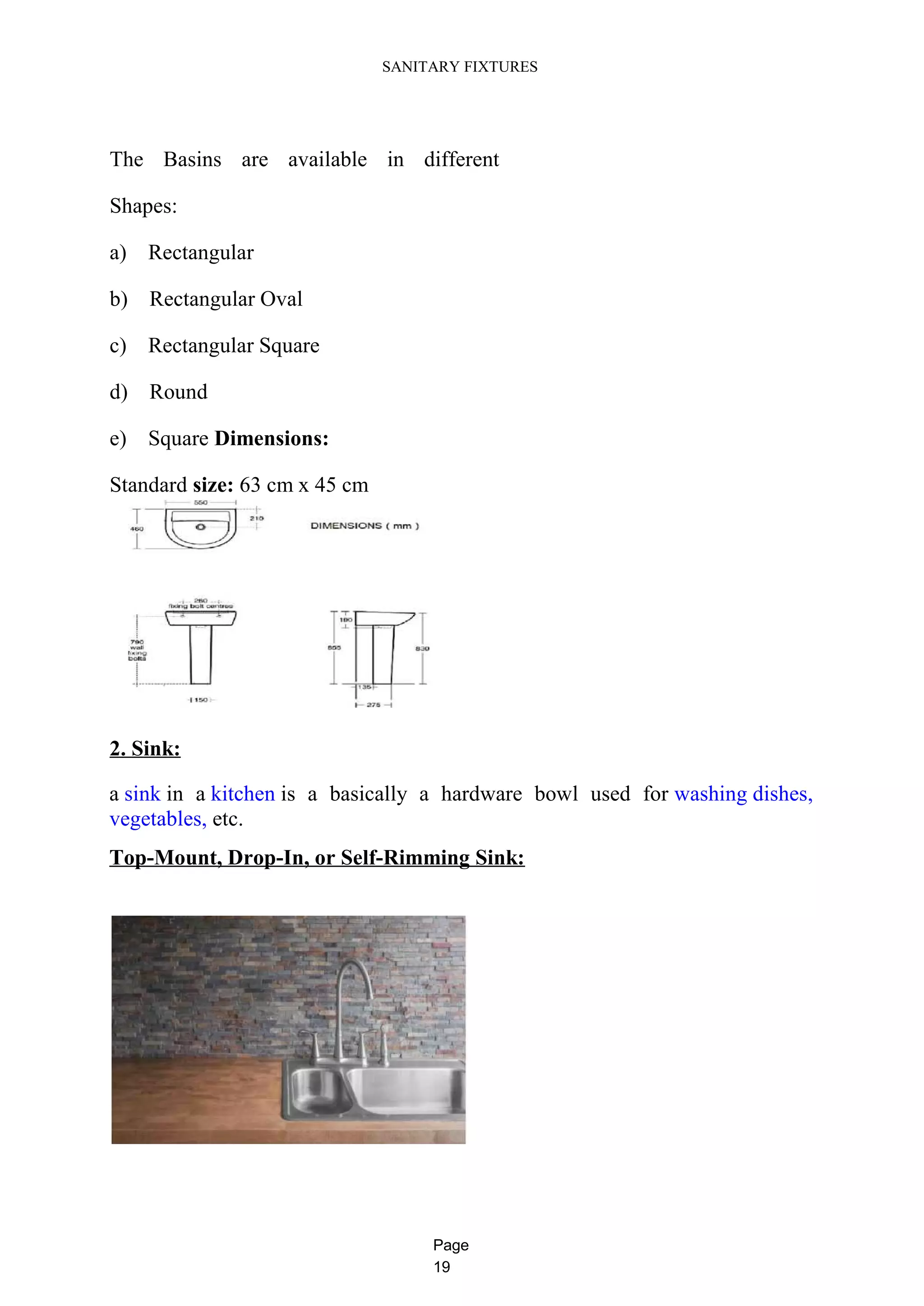 SANITARY FIXTURES | PPT