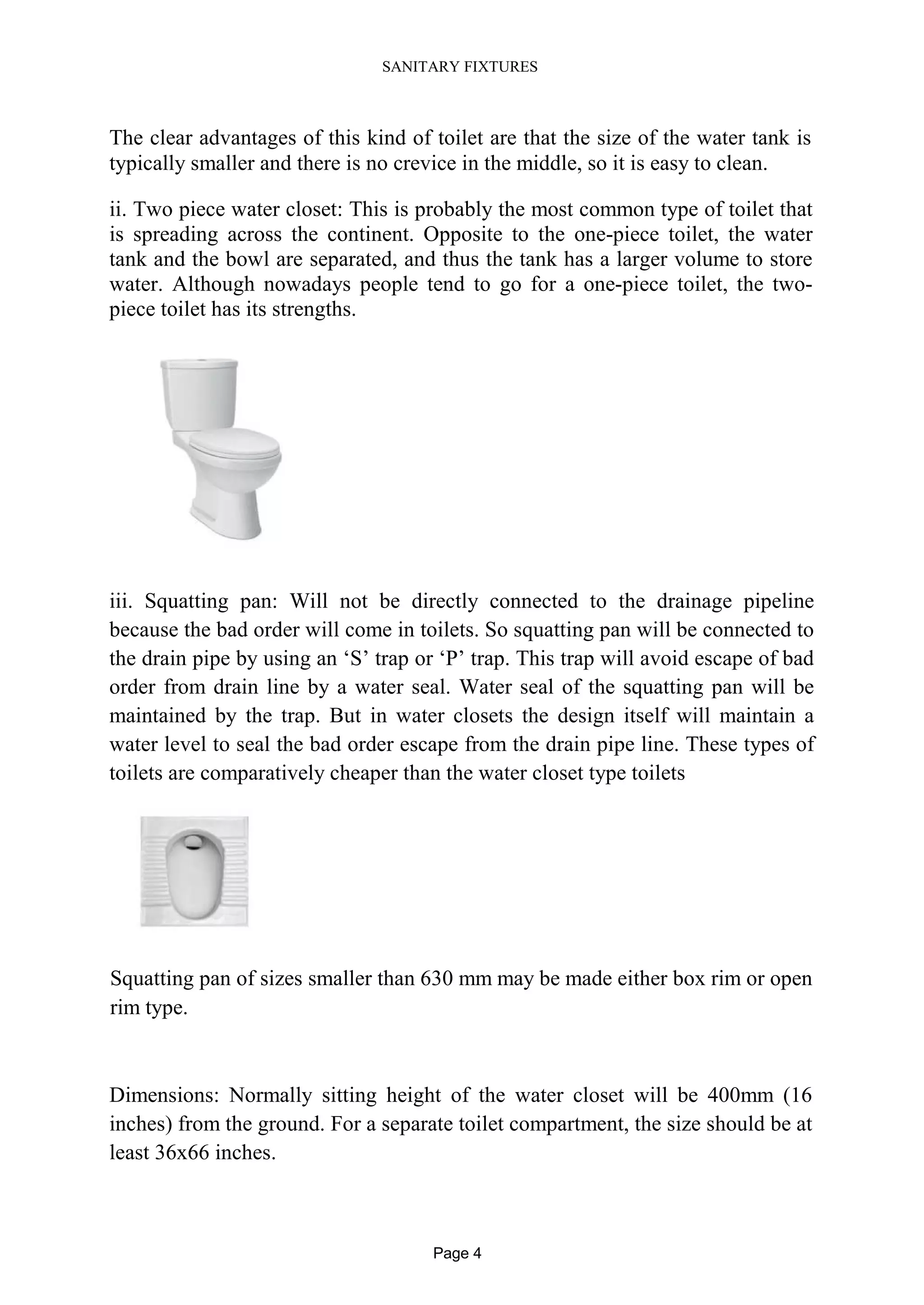 SANITARY FIXTURES | PPT