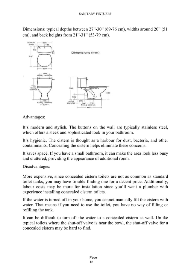 SANITARY FIXTURES | PPT