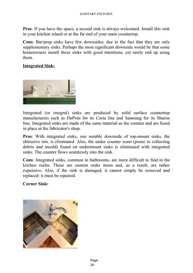SANITARY FIXTURES | PPT