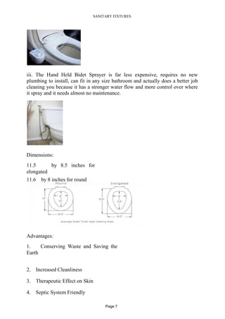 SANITARY FIXTURES | PPT