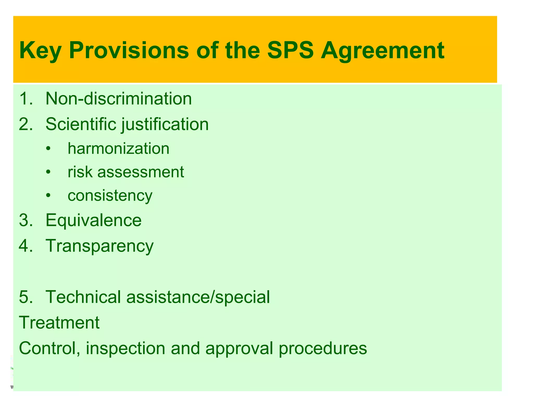 Sanitary and phytosanitary measures | PPTX