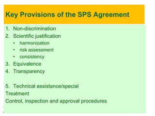 Sanitary and phytosanitary measures | PPTX