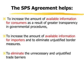 Sanitary and phytosanitary measures | PPTX