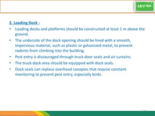 Sanitary design and construction for food processing | PPTX