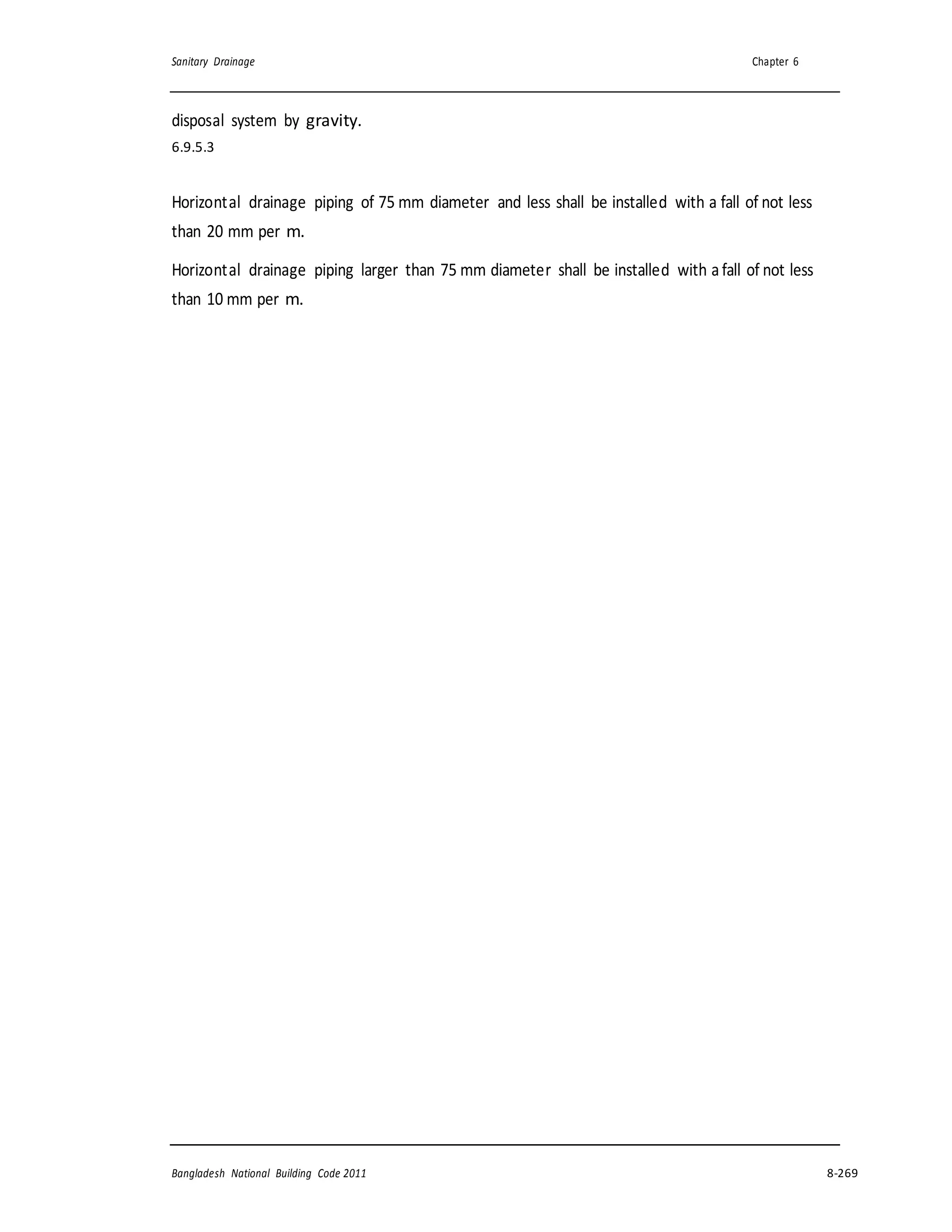 Sanitary drainage design | DOCX