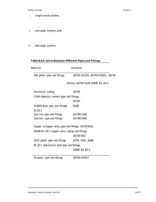 Sanitary drainage design | DOCX