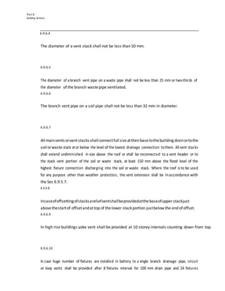 Sanitary drainage design | DOCX