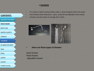 Sanitary fixtures - BMC | PPTX