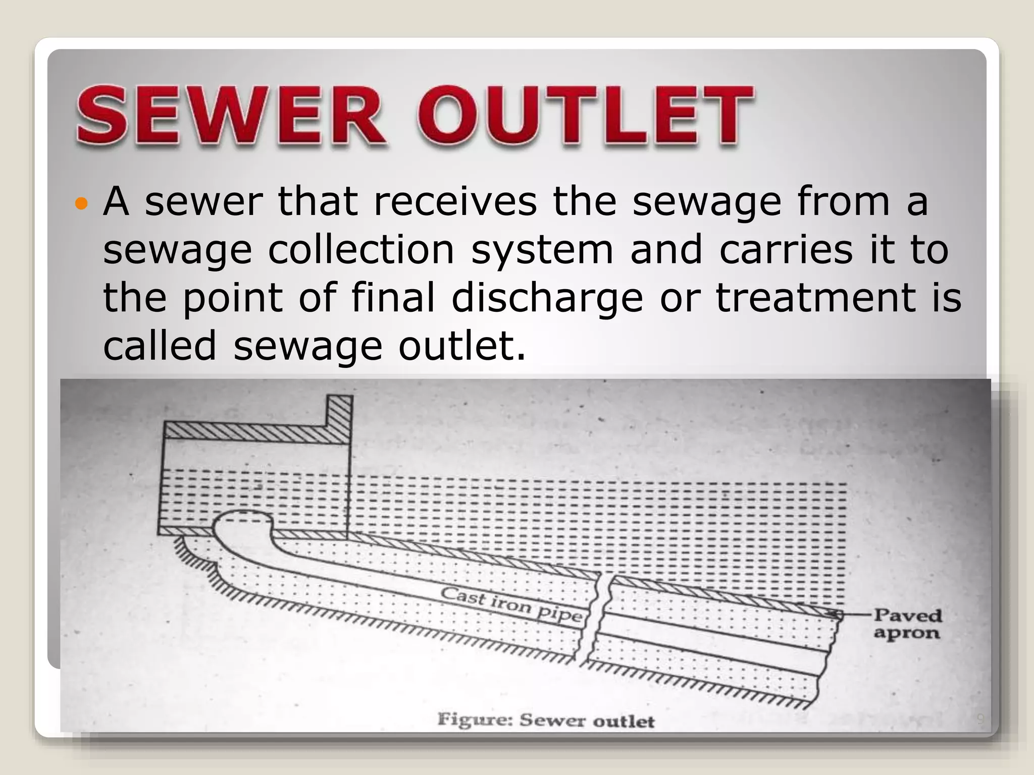 Sanitary sewer outlet | PPTX