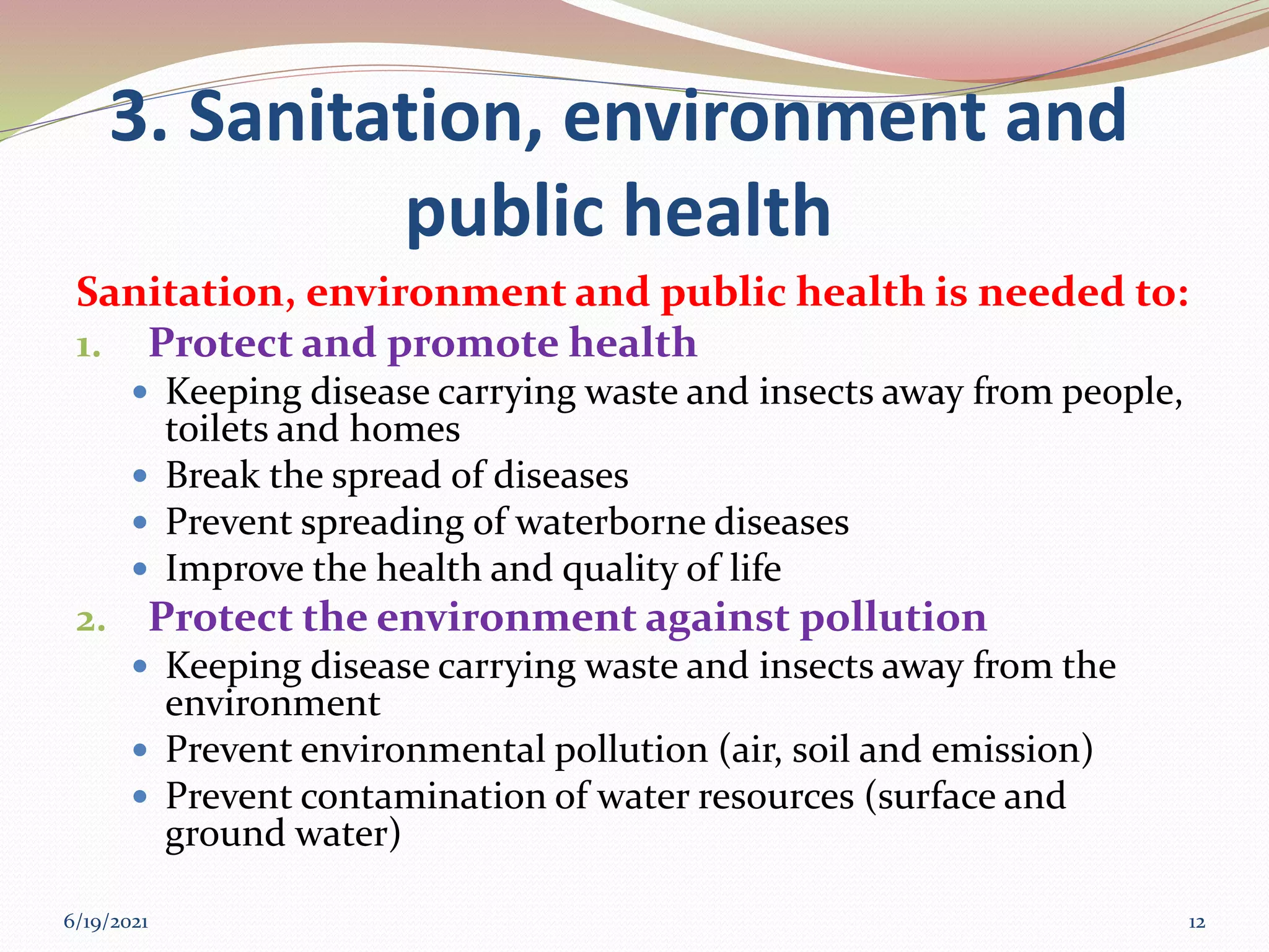 Sanitary system | PPTX