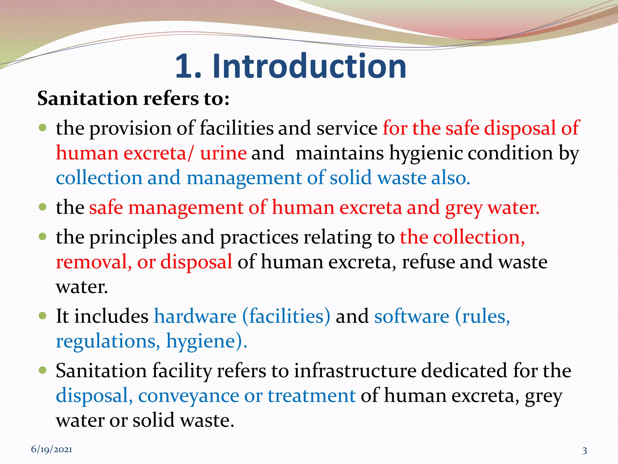 Sanitary system | PPTX
